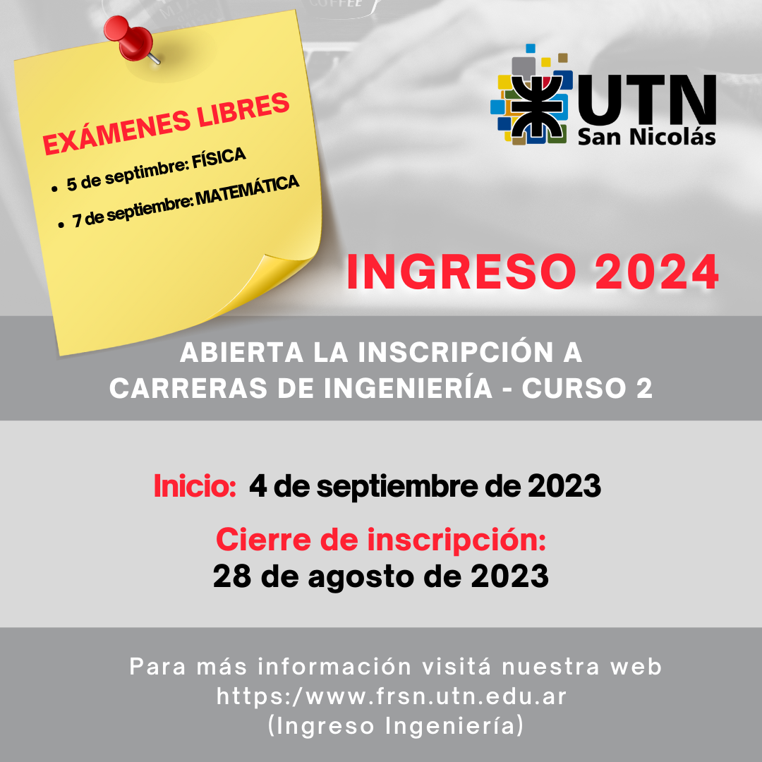 Ingreso Ingeniería | UTN